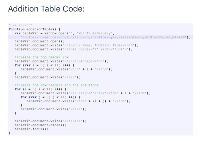 Solved Done in javascripting InstructionsYour assignment is | Chegg.com