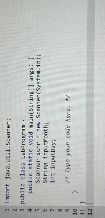 Solved Write a program that takes a date as input and | Chegg.com