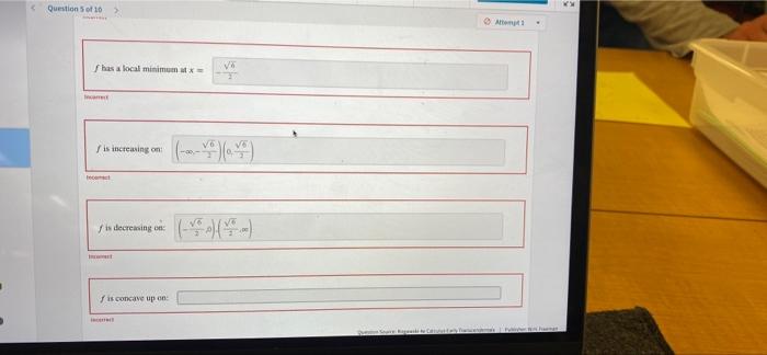 Solved Question of 10 > Amt Identify the domain of the | Chegg.com