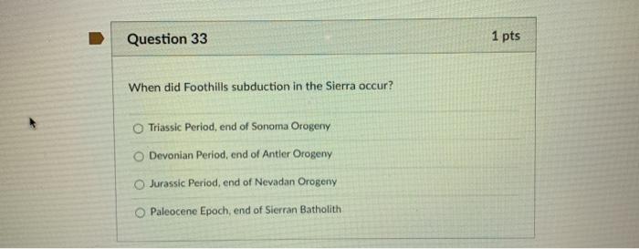 Solved Question 29 1 pts What are the Shoo Fly Complex, | Chegg.com