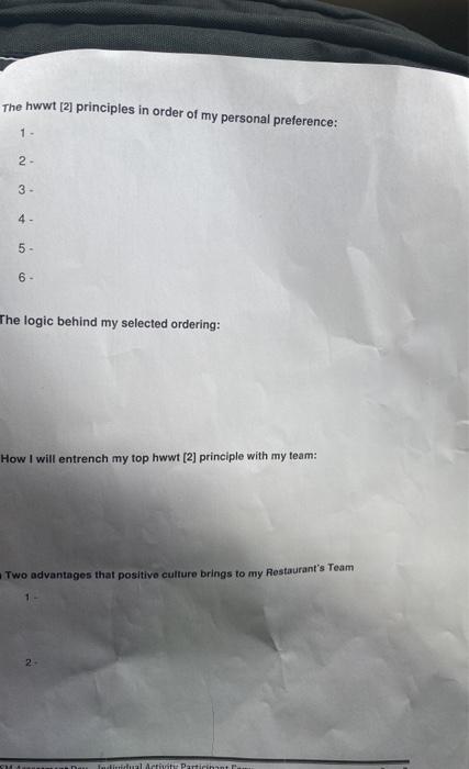 Solved Activity Objectives: Increase awareness regarding the | Chegg.com