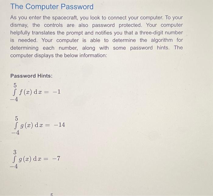 Solved As you enter the spacecraft, you look to connect your | Chegg.com