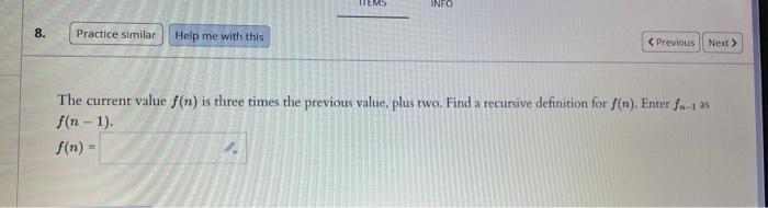 Solved Find the first few terms of the sequence of | Chegg.com