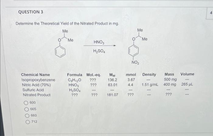 Solved QUESTION 4 How many unique protons (l.e. - how many | Chegg.com