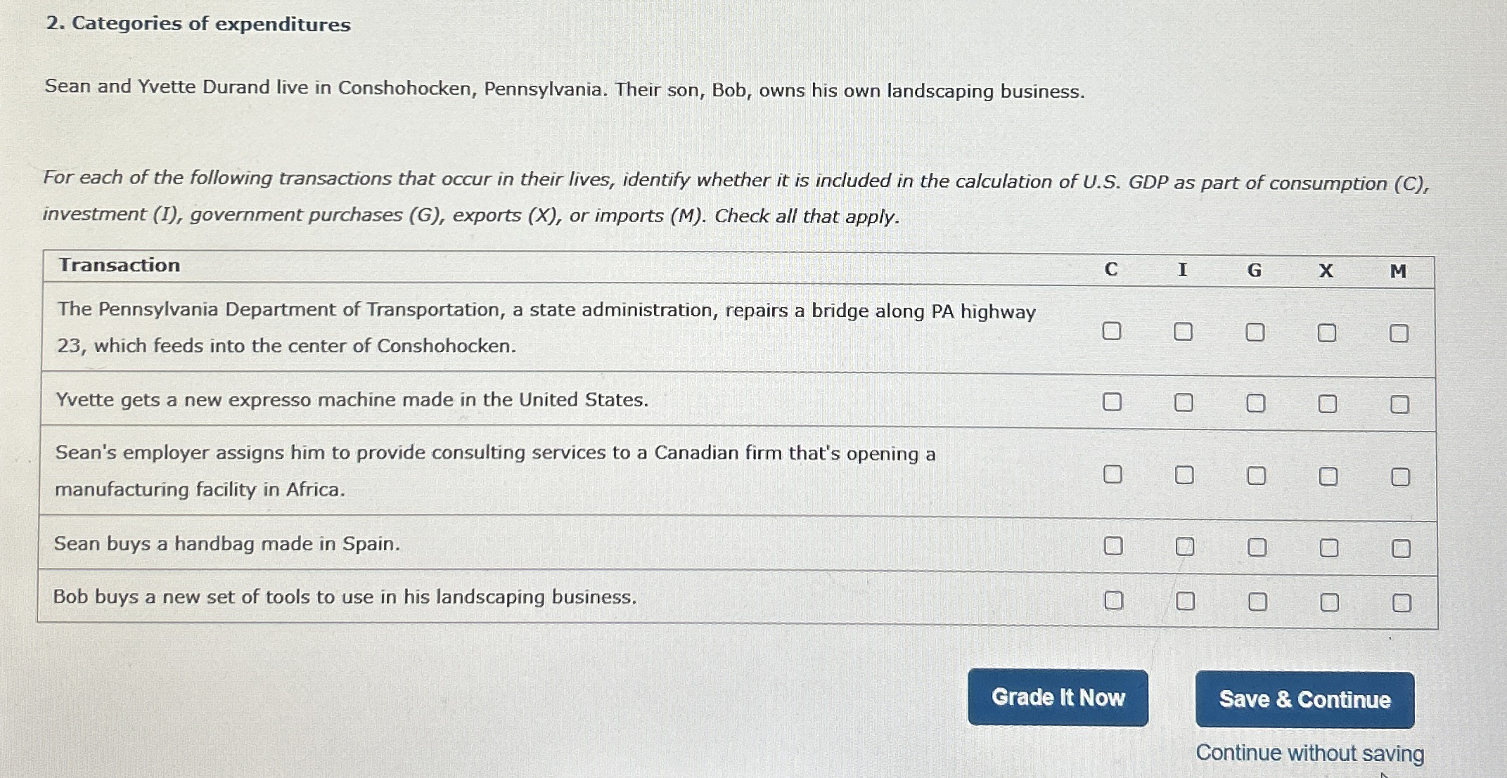 High Quality SOLUTION Categories of expendituresSean and Yvette Durand ...