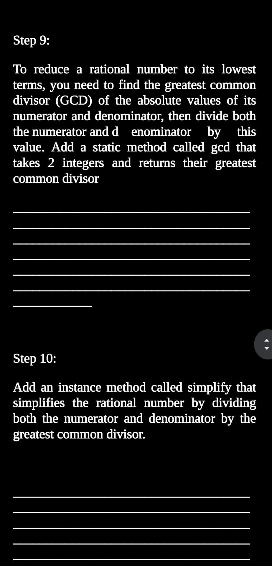 Solved Exercises 1: A rational number has a numerator and a | Chegg.com