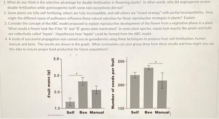 Solved 1. What do you think is the selective advantage for | Chegg.com