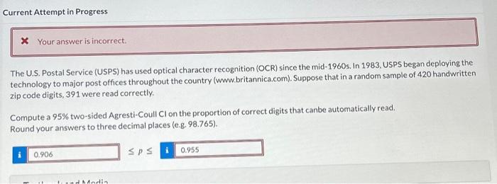 [solved] The U S Postal Service Usps Has Used Optical C