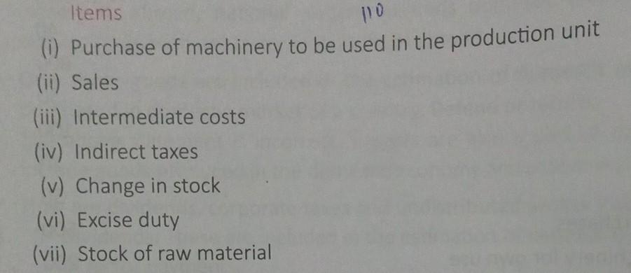Solved 10 12. Calculate Net Value Added at Factor Cost from | Chegg.com