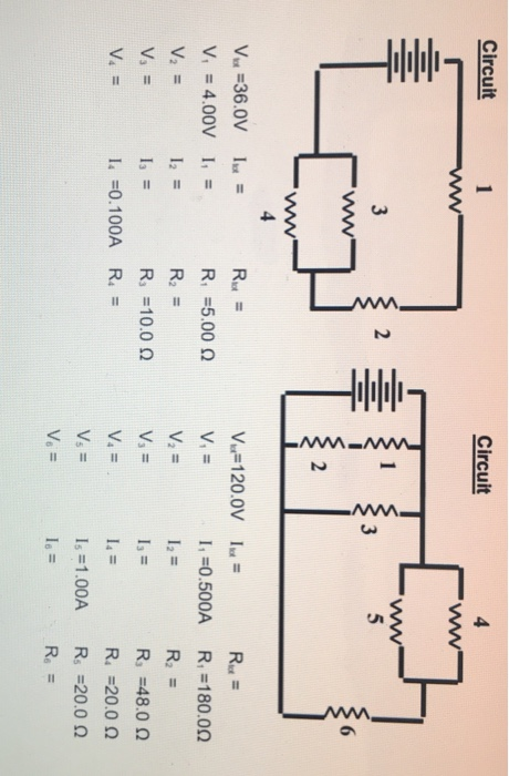 Solved Circuit Analysis Practice Sheet (F) Solve for each of | Chegg.com