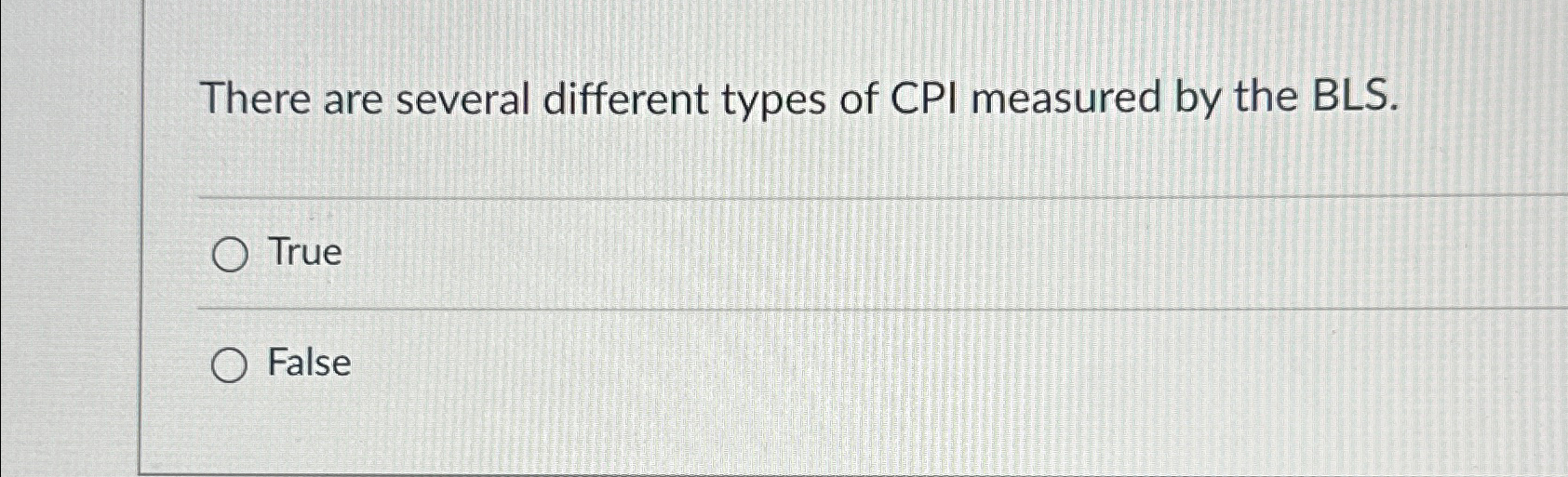 Solved There are several different types of CPI measured by | Chegg.com