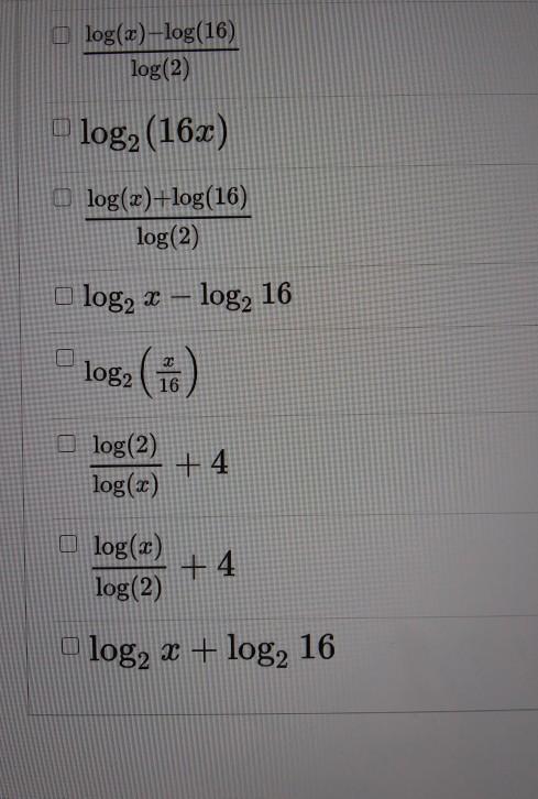 Solved Which of the following expression is equivalent to | Chegg.com