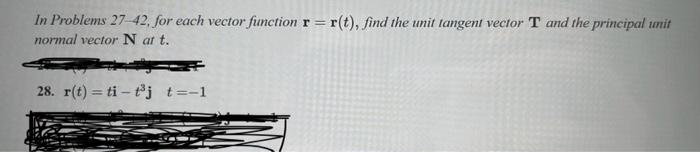 Solved In Problems 27-42, for each vector function r=r(t), | Chegg.com