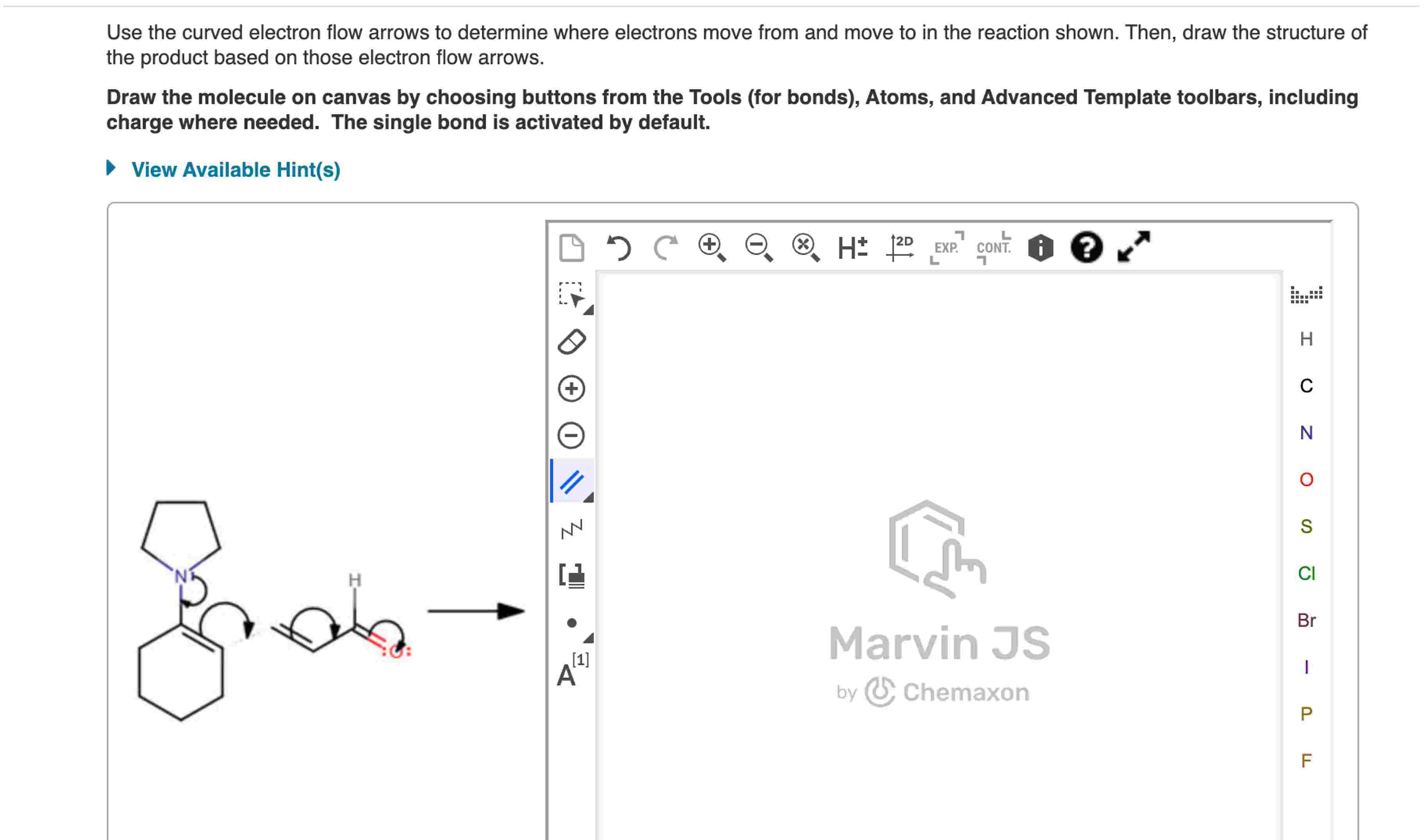 Solved Use the curved electron flow arrows to determine | Chegg.com