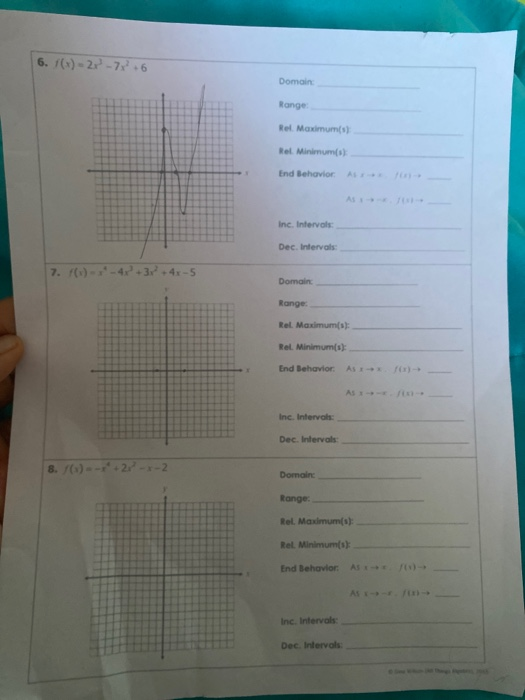 of an even or odd degree function, and (c) Determine | Chegg.com