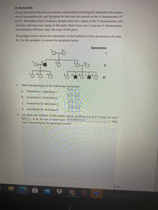 Solved Table 1. Your Phenotype and Genotype Trait: Alleles | Chegg.com