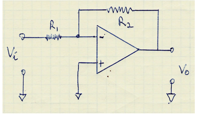 Solved Given the figure below, R1 = 5K ohms, voltage gain | Chegg.com