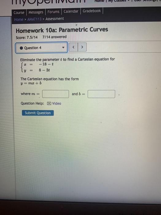 Solved Course Messages Forums Calendar Gradebook Home > | Chegg.com
