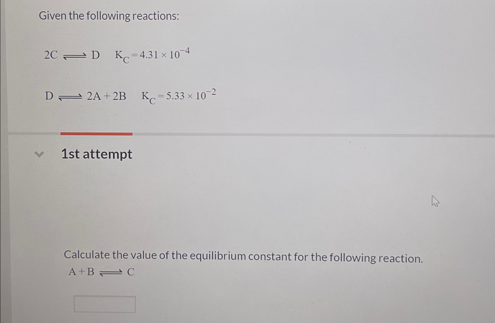 Solved Given the following | Chegg.com