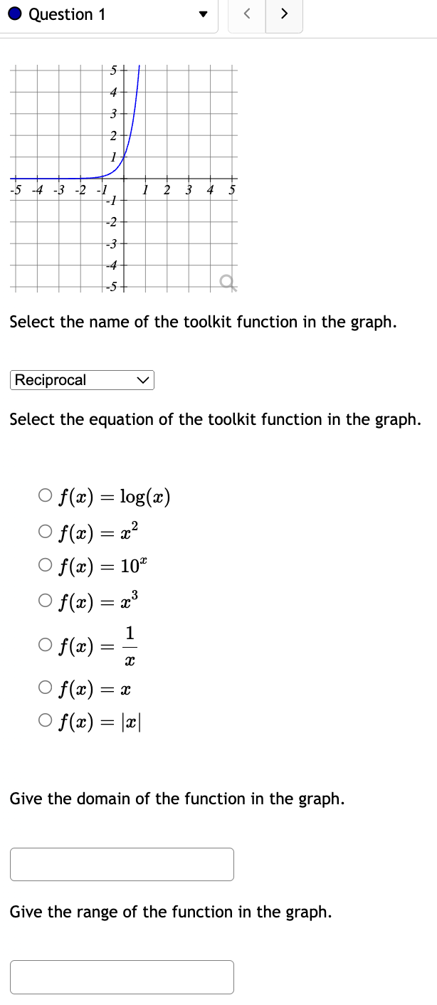 Solved Select the name of the toolkit function in the graph. | Chegg.com Solved Select the name of the toolkit function in the graph. | Chegg.com