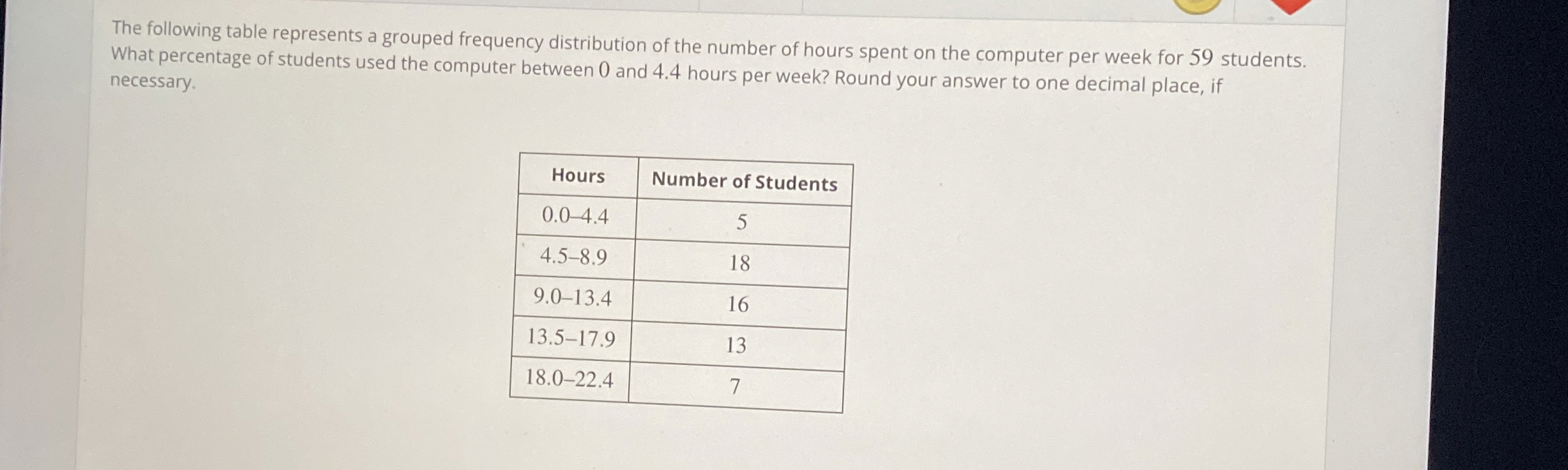 Solved The following table represents a grouped frequency | Chegg.com