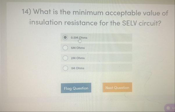 Solved What is the minimum acceptable value of insulation | Chegg.com