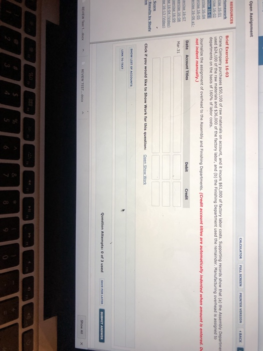 Solved Open Assignment CALCULATOR FULL SCREEN PRINTER | Chegg.com