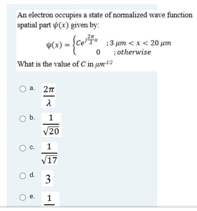 [Solved]: A quantum well potential profile of width ( L )
