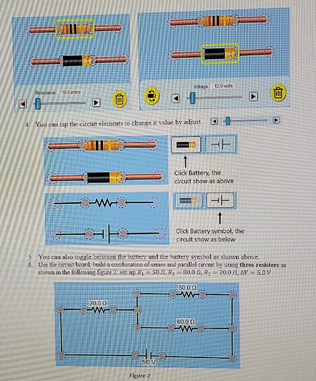 Lab 6 Combination of Series and Parallel Circuit | Chegg.com