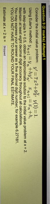Solved Question 13 (3 marks) Attempt 1 An autonomous system | Chegg.com