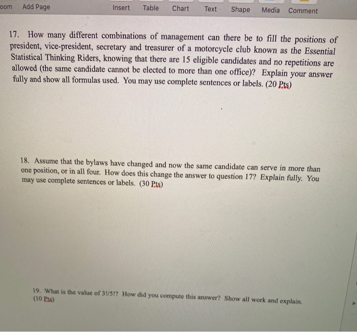 Solved oom Add Page Insert Table Chart Text Shape Media | Chegg.com