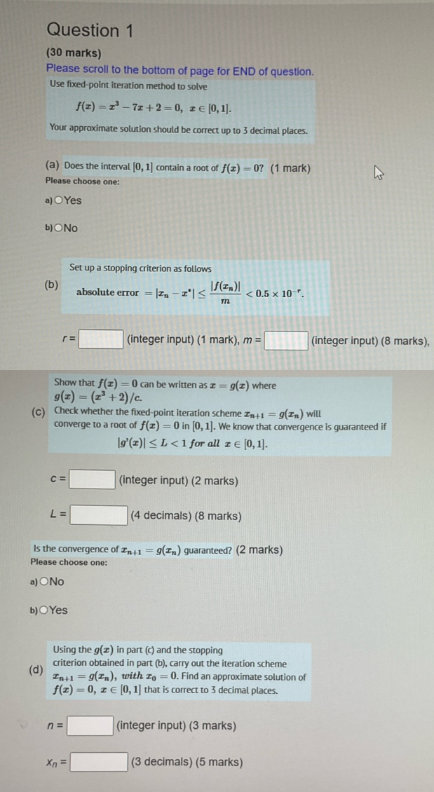 Solved Question 1(30 marks)Please scroll to the bottom of | Chegg.com Solved Question 1(30 marks)Please scroll to the bottom of | Chegg.com