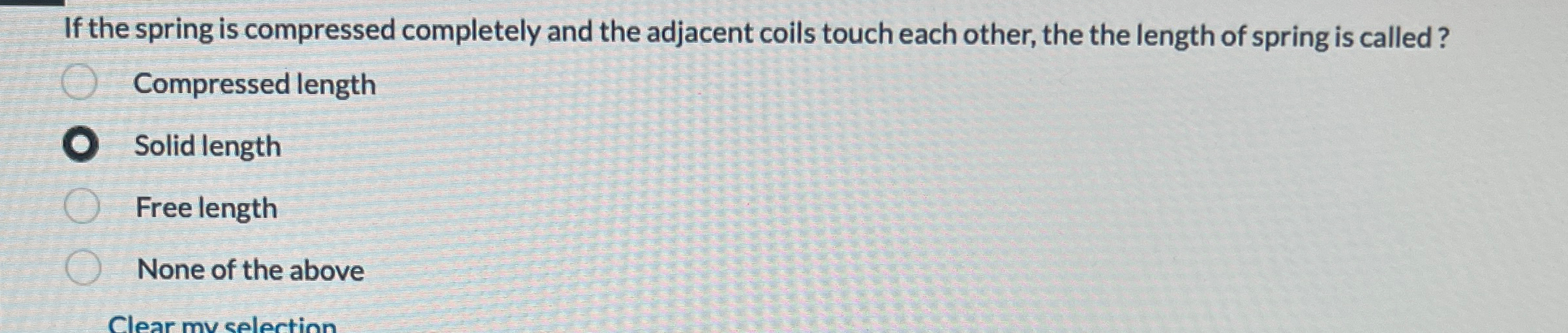 Solved If the spring is compressed completely and the | Chegg.com