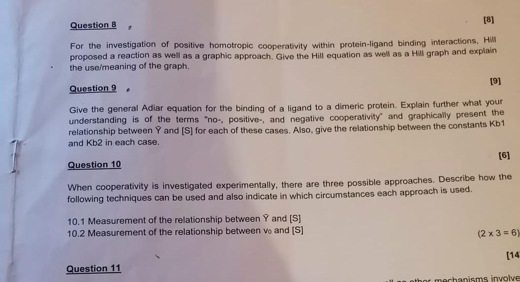Solved Question 8 For the investigation of positive | Chegg.com