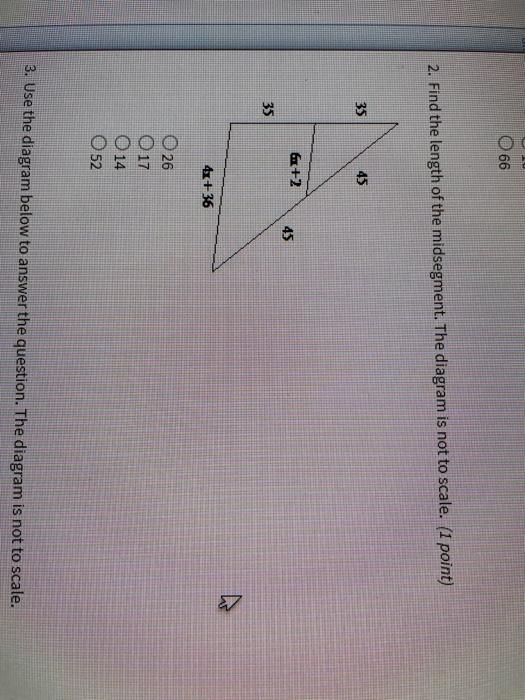 Solved Multiple Choice 1. Points B, D, and Fare midpoints of | Chegg.com