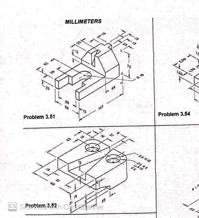 Solved please use graph paper to draw not solidwork! the | Chegg.com