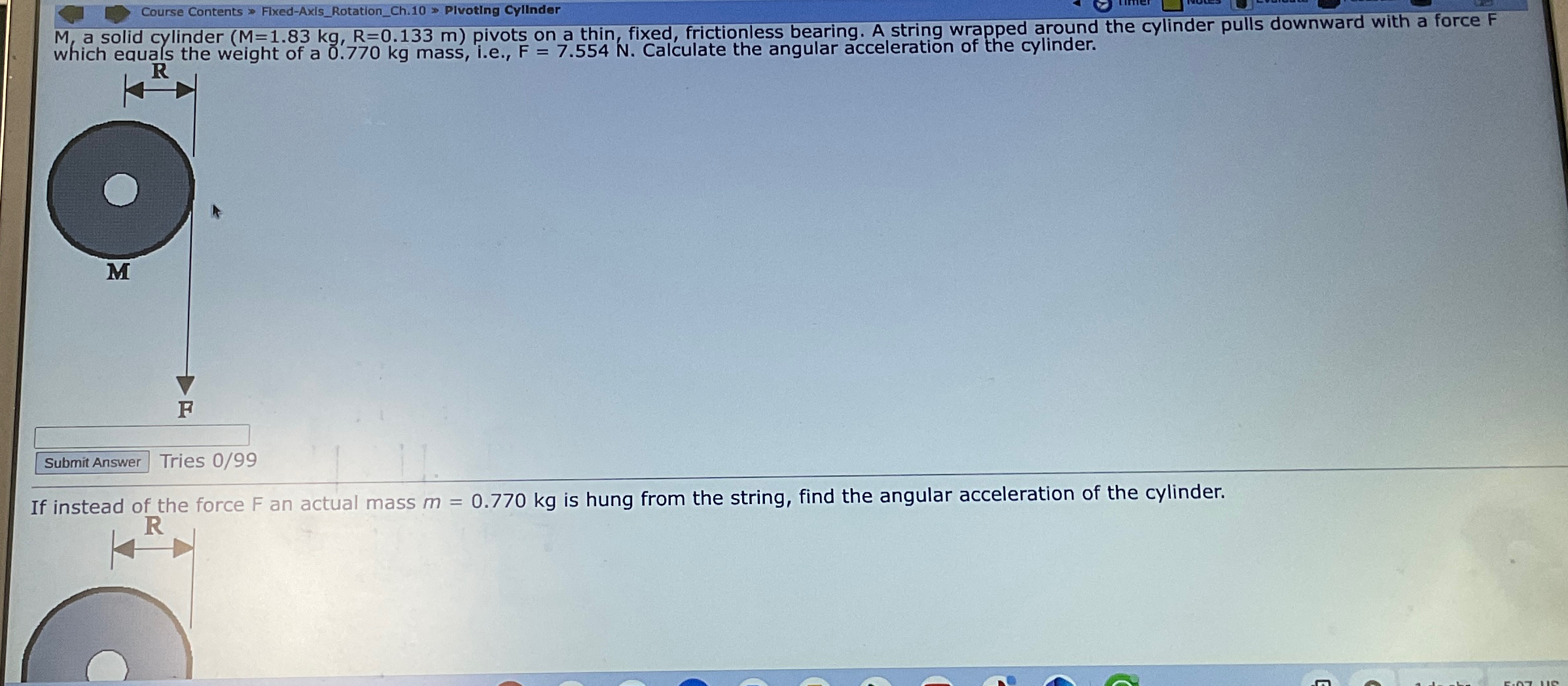Solved Course Contents ≫ ﻿Fixed-Axis_Rotation_Ch. 10≫ | Chegg.com