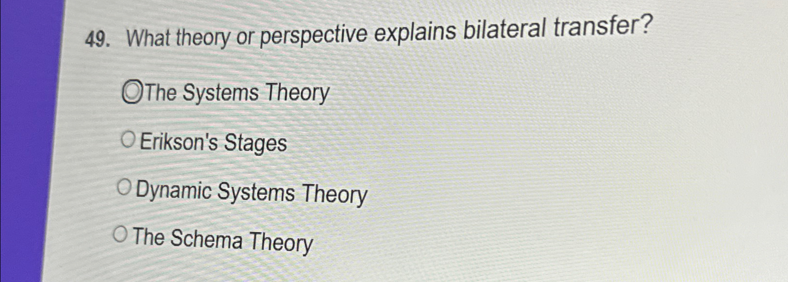 Solved What theory or perspective explains bilateral | Chegg.com