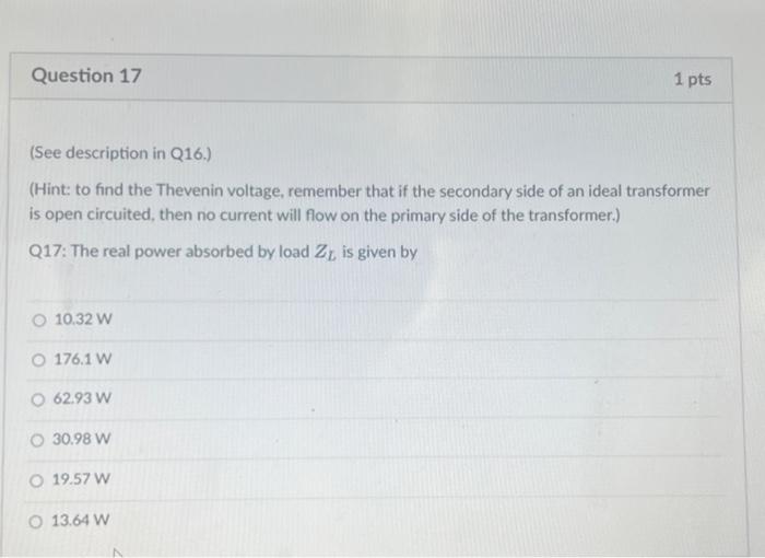 Solved Figure 7: For Q16,17: In the circuit shown in Figure | Chegg.com