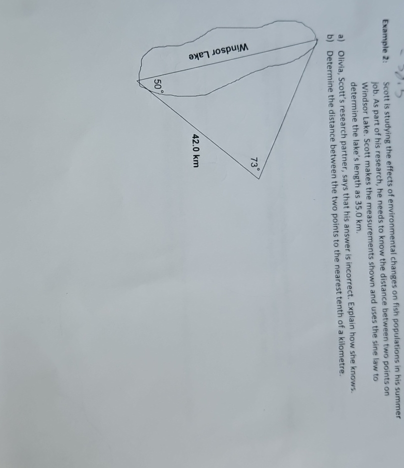 Solved Example 2: Scott is studying the effects of | Chegg.com