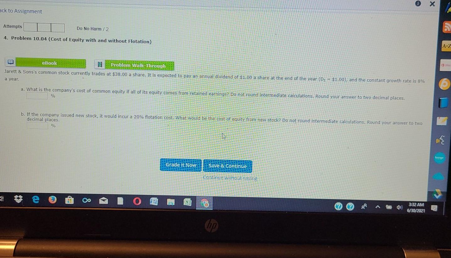 Solved X ack to Assignment Attempts Do No Harm / 2 4. | Chegg.com