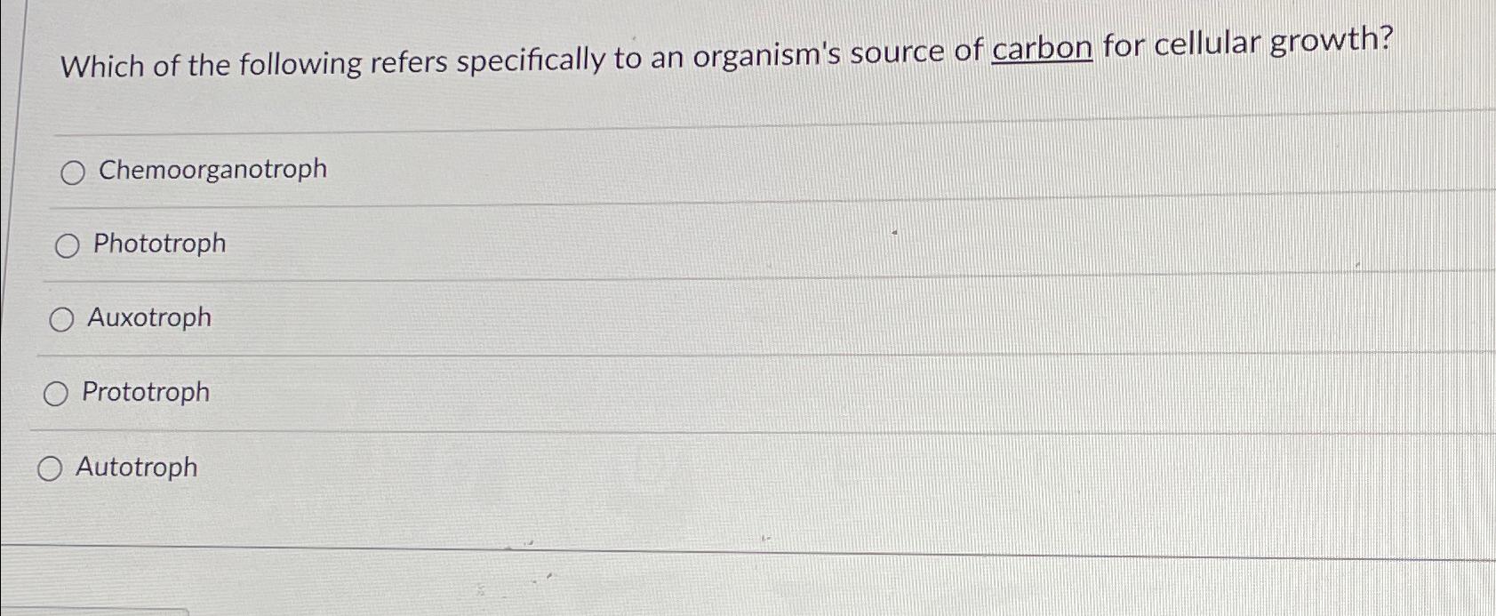 Which of the following refers specifically to an | Chegg.com
