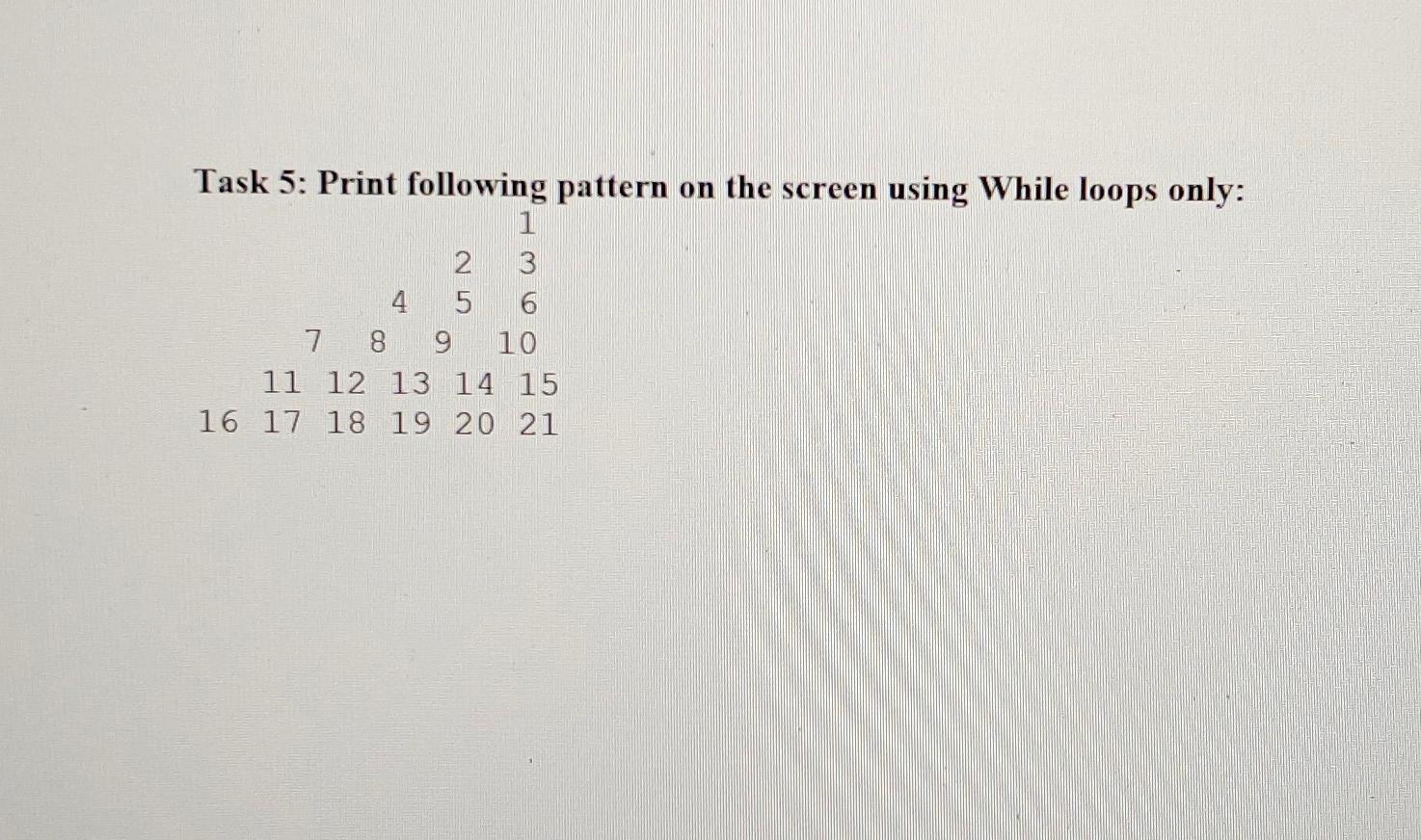 Solved Task 1: Write a python program which takes a number | Chegg.com