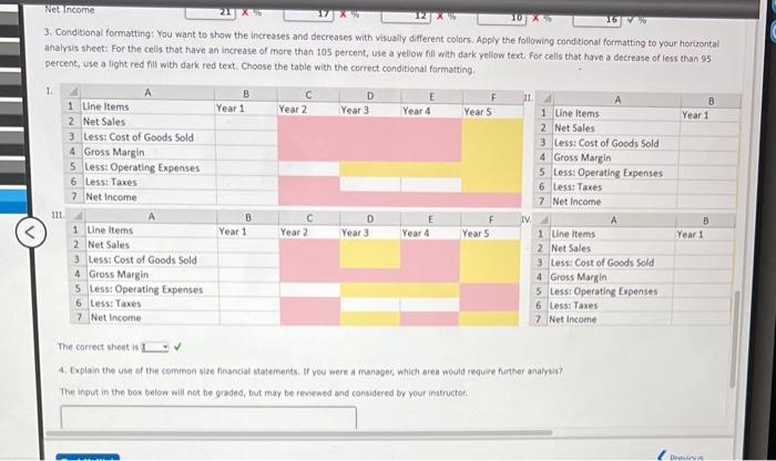 Solved Common-Size Financial Statement Analysis Using Excel | Chegg.com