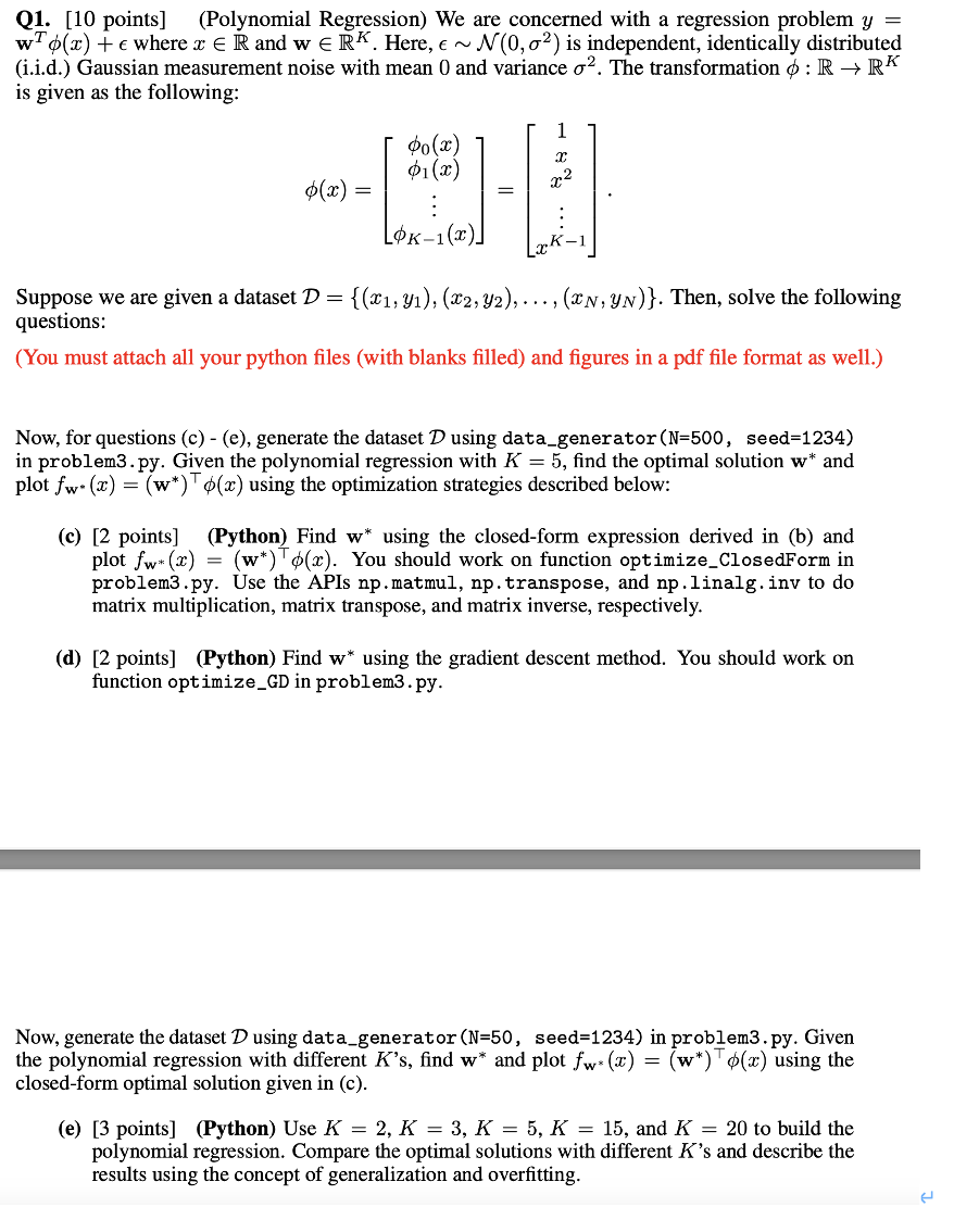 Solved solve c, ﻿d, ﻿e for me and given python code is: | Chegg.com