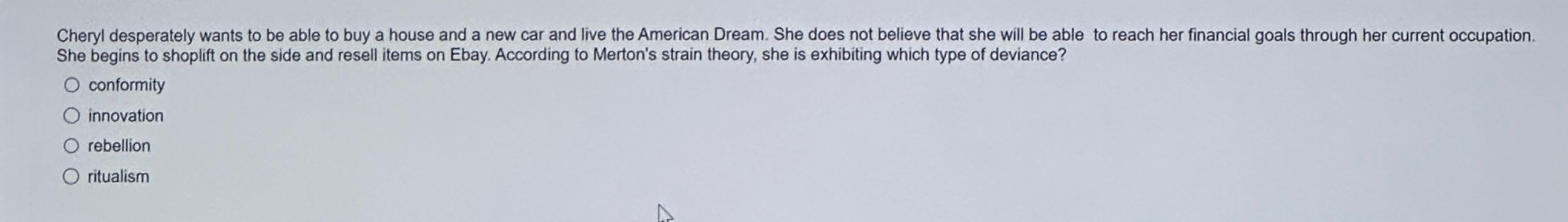 Solved Cheryl desperately wants to be able to buy a house | Chegg.com