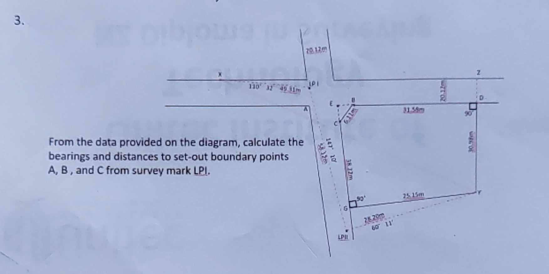 Solved From the data provided on the diagram, calculate the | Chegg.com
