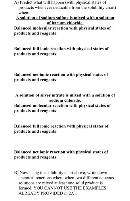 Solved 1. Using the solubility graph below, answer the | Chegg.com