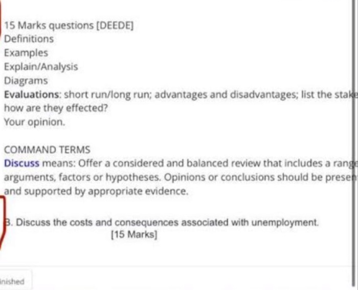 15 Marks questions (DEEDE] Definitions Examples | Chegg.com