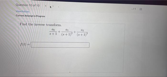 Solved Question 10 of 10
